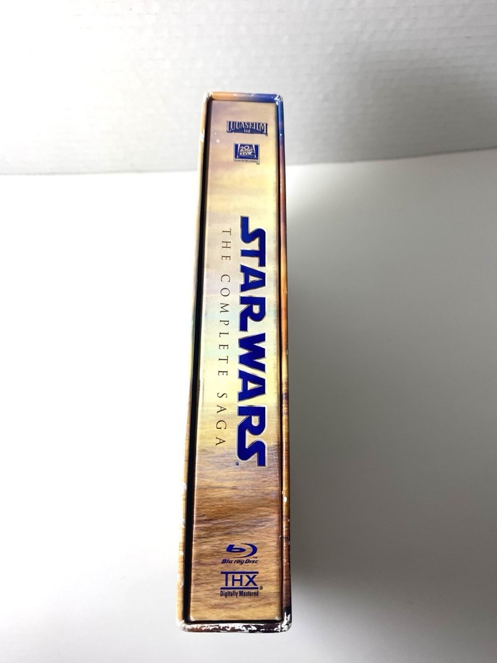 Star Wars: The Complete Saga (Blu-ray 9 Disc Set, 2011) Complete Box ...