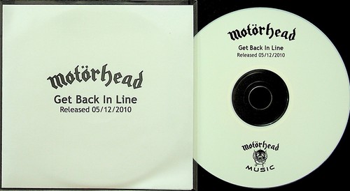 MOTORHEAD- Get Back In Line PROMO 1 Track CD (NM 2010 Rare UK) Lemmy ...