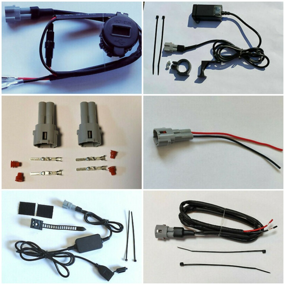 Yamaha Power Outlet SPLITTER MT07 MT09 XSR Tracer USB Charger GRIPS ...