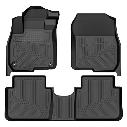 3Pcs Car Floor Mats TPE Rubber Liners Set Waterproof For Honda CR-V ...
