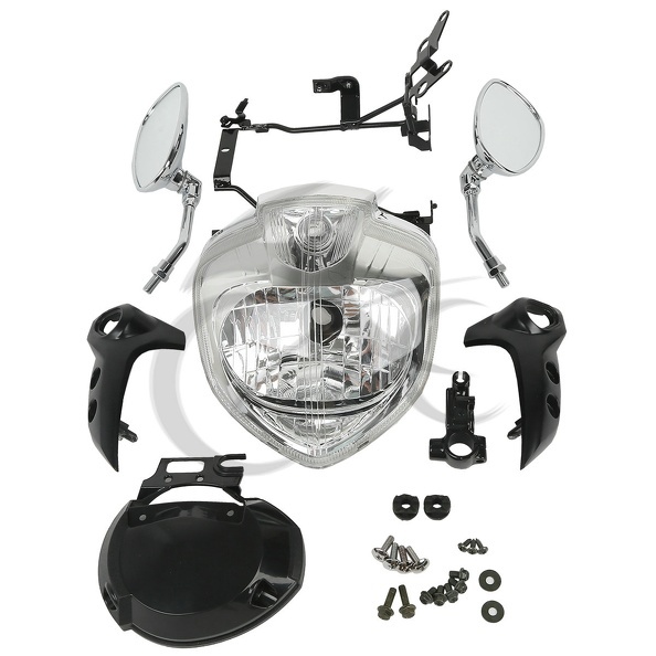 HEADLIGHT SET HEAD LIGHT ASSEMBLY Fit For YAMAHA FZ6 FZ6N 2004-2006 ...