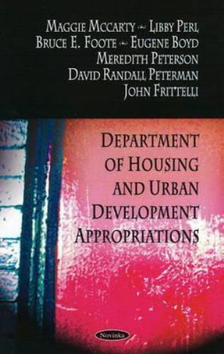 Department of Housing and Urban Development Appropriations by Libby ...
