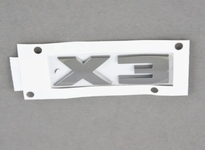 BMW X3 Rear Emblem Badge Cerium Grey G01 M Sport Genuine 51148094311 | eBay