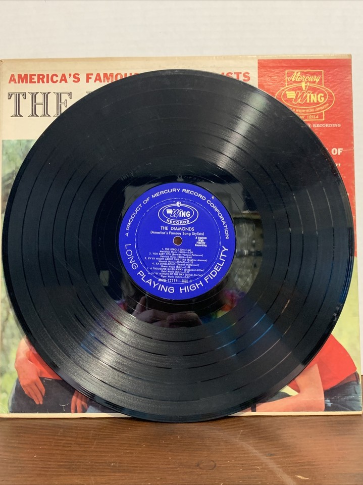 The Diamonds 50s rock rockabilly Vinyl LP record VG Condition *MGW ...