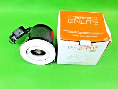 EN-FD102 ENLIGHT Gu10 Aluminium Adjustable compact fire rated downlight ...