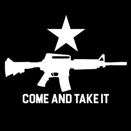 COME AND TAKE IT Second Amendment Pro 2A Gun Vinyl Sticker Decal For ...