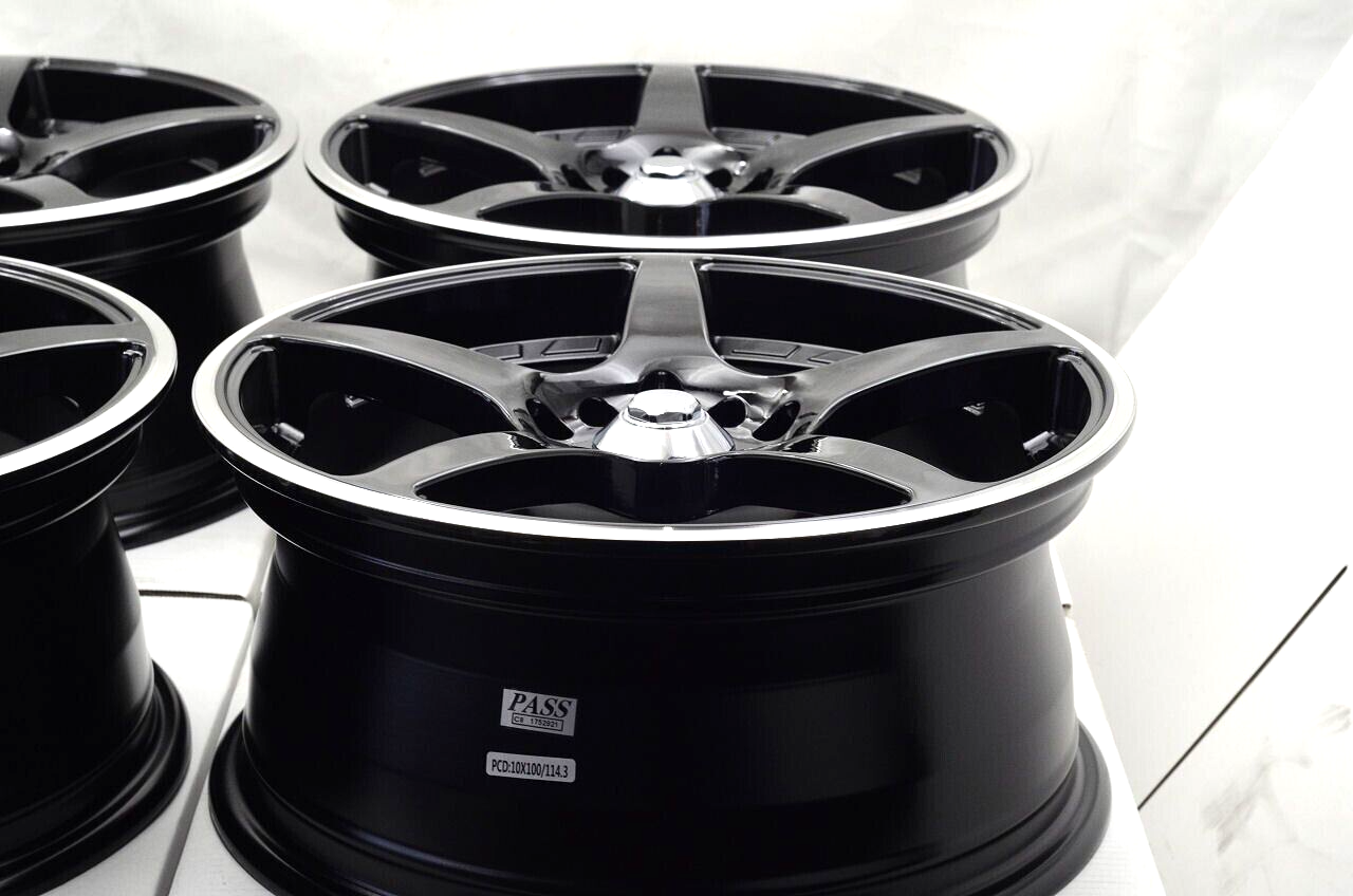 16" Wheels Rims Black Polish Honda Civic Accord Camry Prius Corolla ...