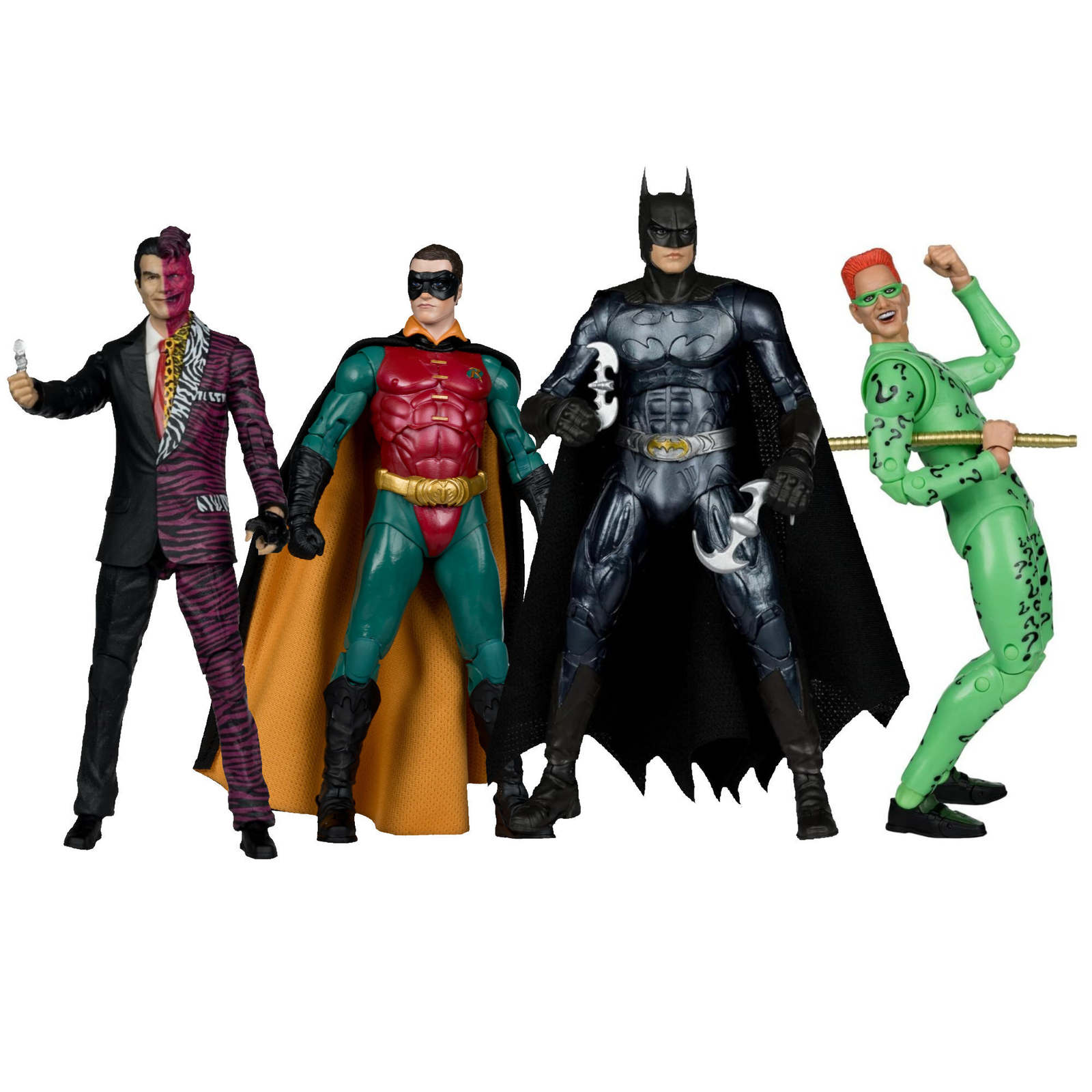 McFarlane Toys -Batman Forever Movie Pack (Batman, Robin, Two-Face, The ...