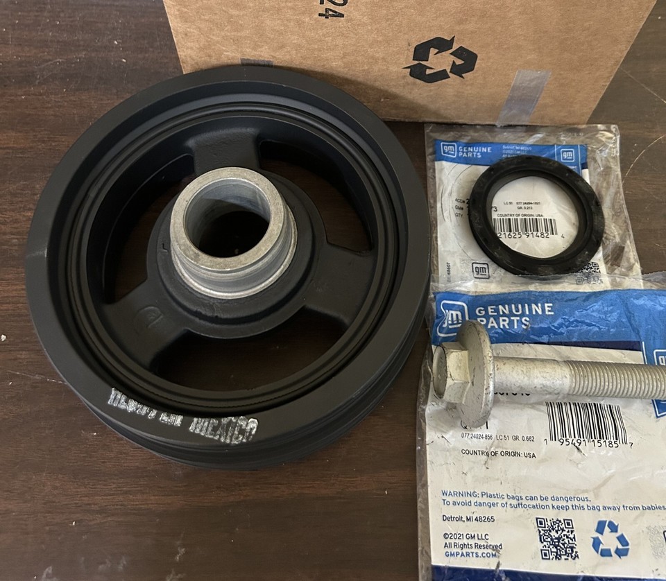 1997-2004 C5 Corvette 5.7L GM Harmonic Balancer Seal Bolt Kit FITS OEM ...