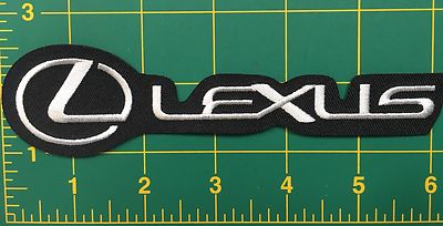 lexus patch Lexus patch 6.25" wide black and gray iron on backing LEXUS ...