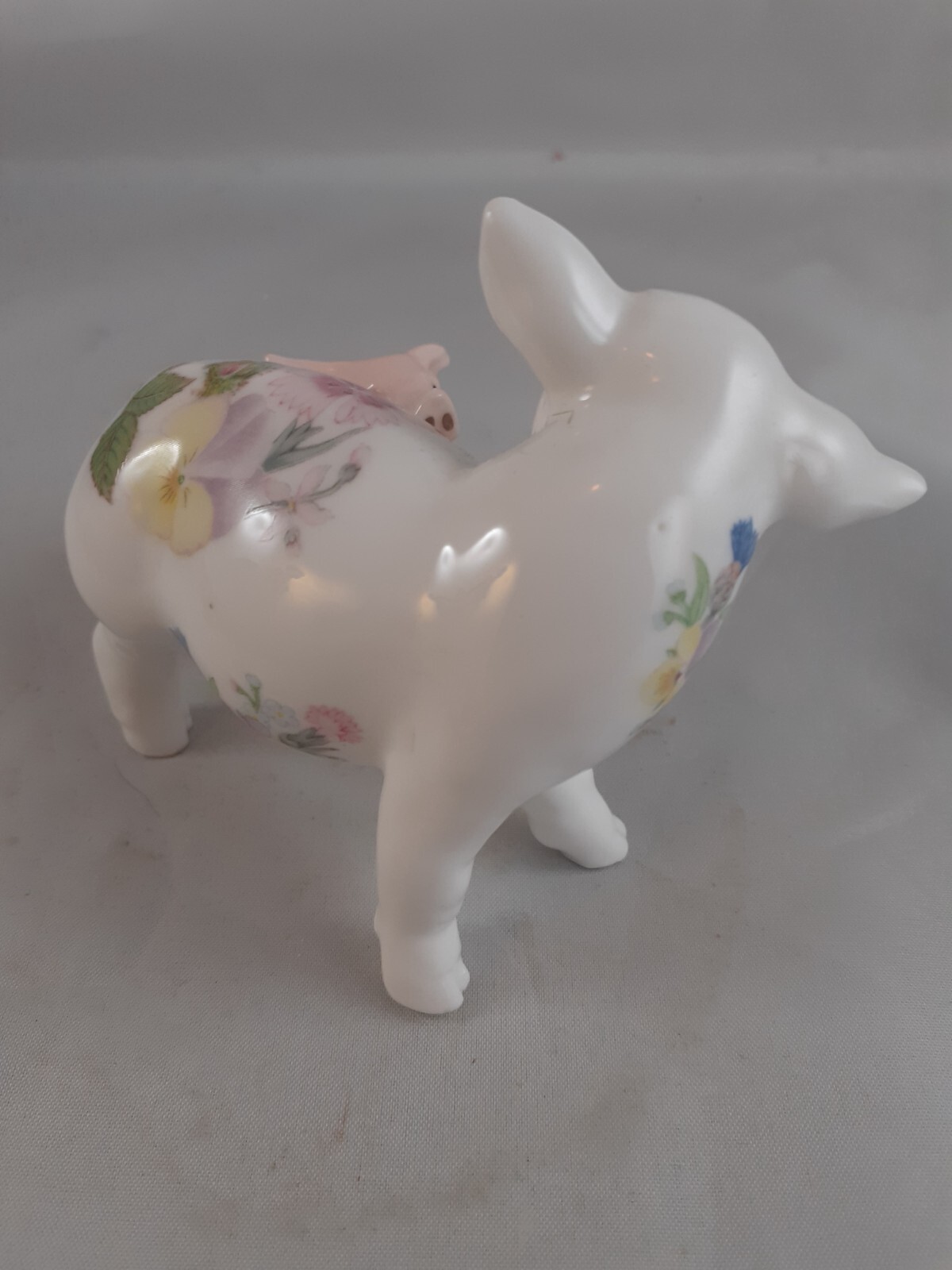 Aynsley Wild Tudor Pig & Piglet Ornament Fine Bone China Vintage ...