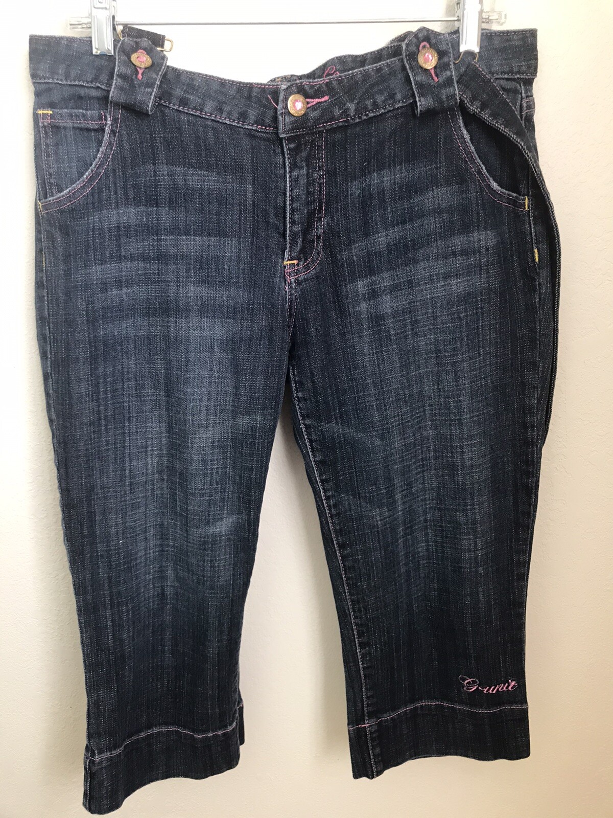 G -Unit Clothing Co. Womens Size 13 Denim Stretch Capri Pants With ...