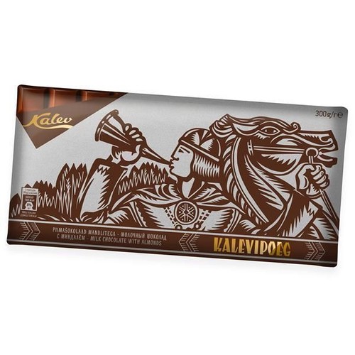 ESTONIA - Kalev white milk dark chocolate bar 300g /10,58oz | eBay