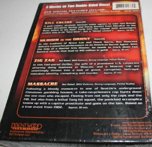 Against All Odds - 4 Movie Set on 2 DVDs: Kill Cruise / Murder In The ...