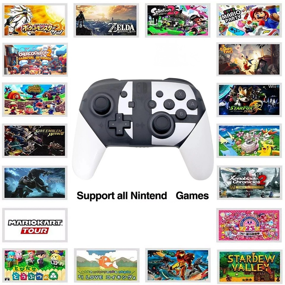 Official Nintendo Switch Pro Controller - Super Smash Bros Edition - US ...
