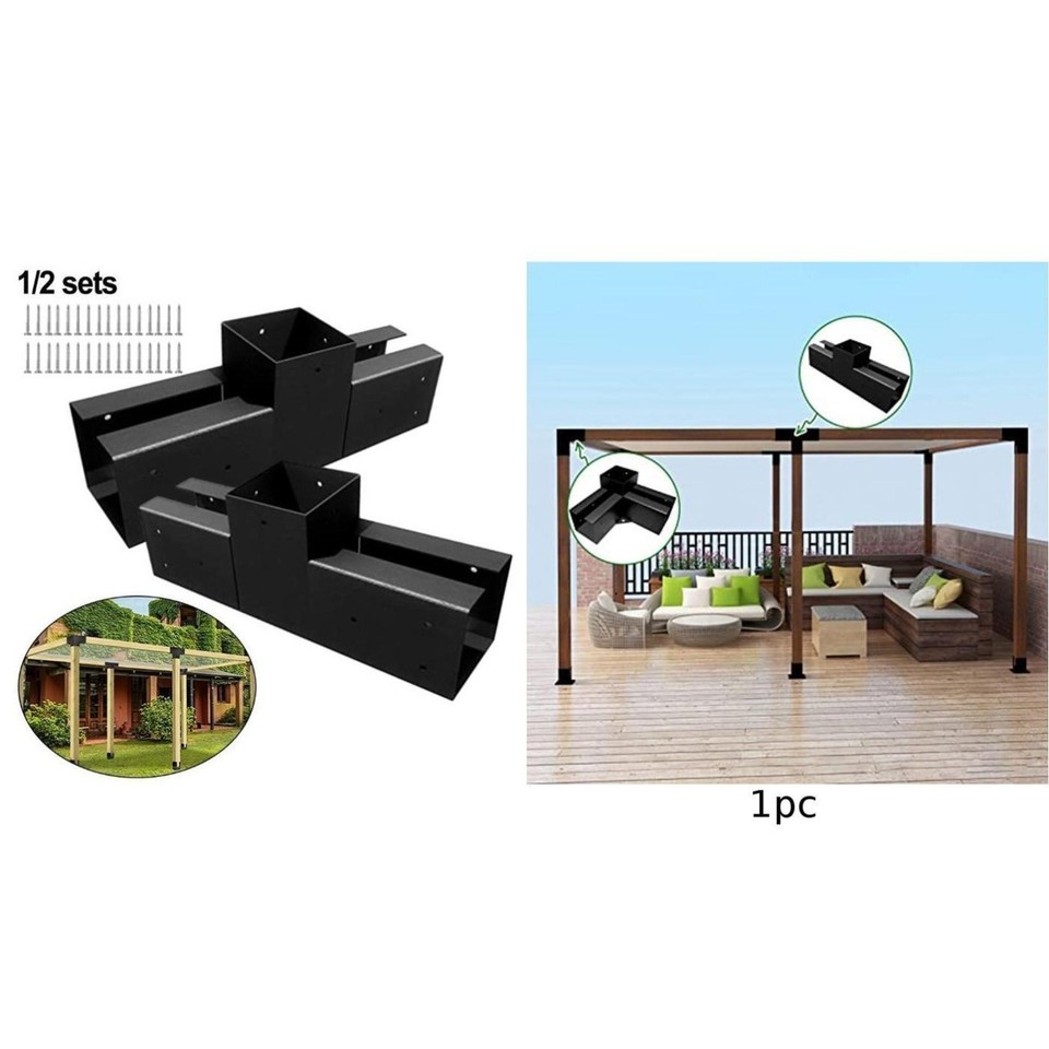 Gazebo Corner Brackets Home Improvement Aesthetic Design Long-lasting ...