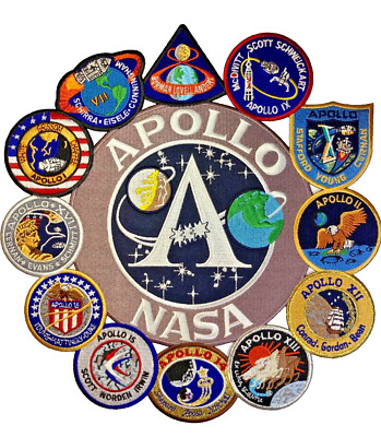 Complete NASA Apollo Patch Set 2 3.5" - 12" | eBay