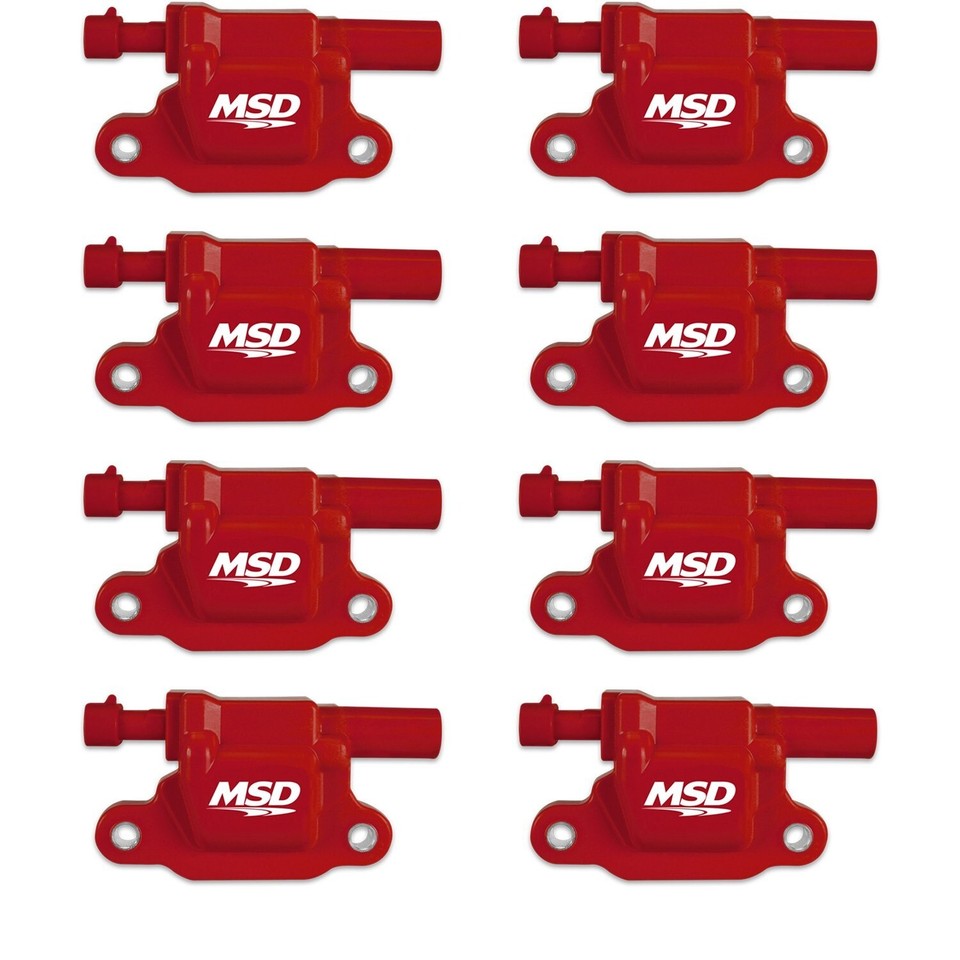 MSD Dis Direct Ignition System Kit - Red For 1955-2002 Chevrolet/ Gmc ...