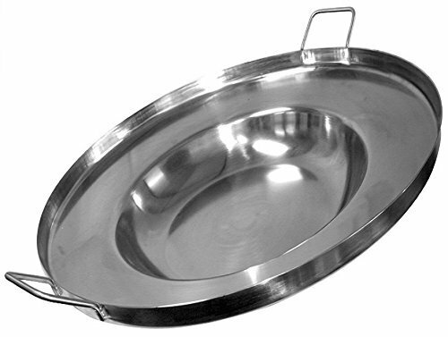 Large 22 Inch Round Stainless Steel Comal Wok Griddle Taco Multi Cooker ...