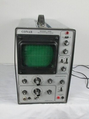 Vintage CONAR Model 255 Solid State Oscilloscope as is for parts or ...