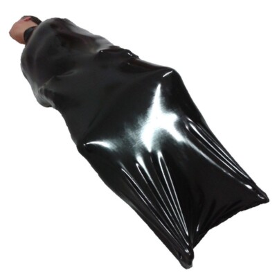 Latex Rubber Gummi Sleep sack Body bag latex sleep bag no zip neck ...