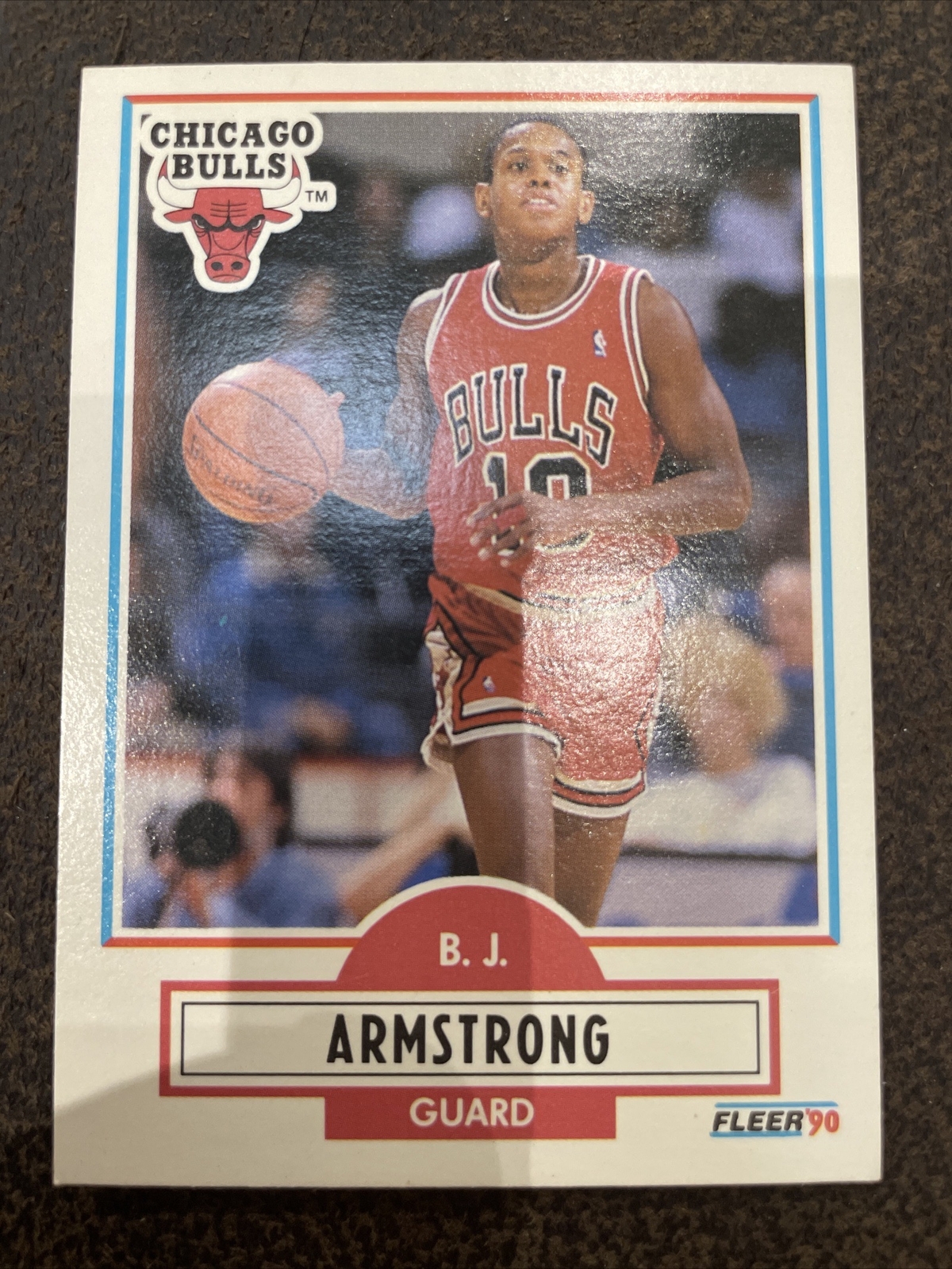 Fleer 1990 B.J. Armstrong #22 Rookie RC Basketball Card! | eBay