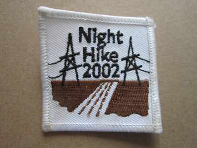 Night Hike 2002 Walking Hiking Cloth Patch Badge (L3K) | eBay UK