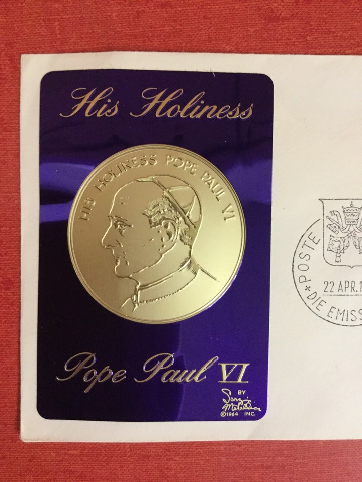 Carlo Cardinal Confalonieri SIGNED April 22, 1964 Vatican Postal Cover ...