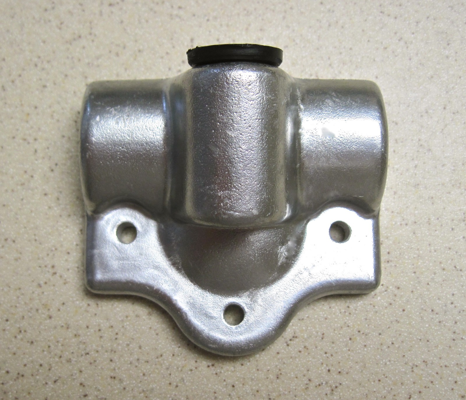 2 Aluminum Boat Oar Lock Sockets Round Gunnel Jon Duck Fishing Rowboats ...