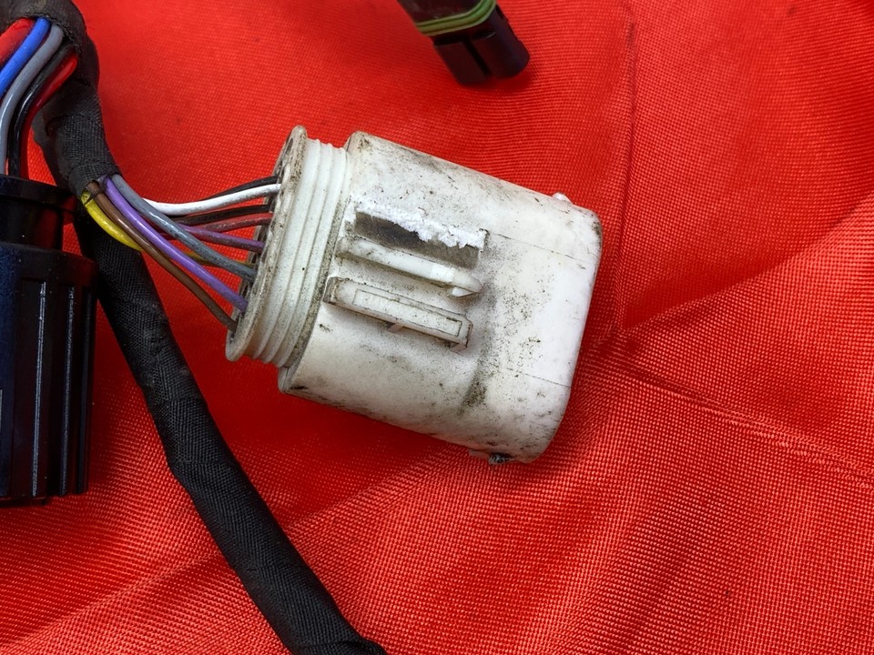 06-10 BMW E60 E64 M5 M6 S85 Engine Motor DME ECU Cable Wiring Harness ...