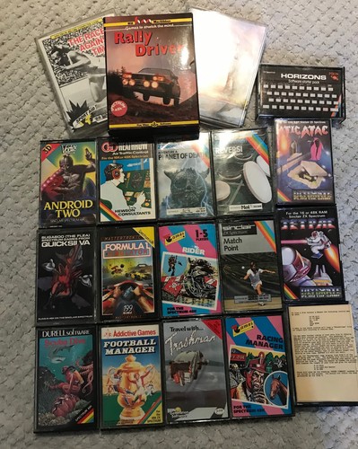 19x faulty computer game ZX Spectrum 48k 128K Race Against Time Jet Pac ...