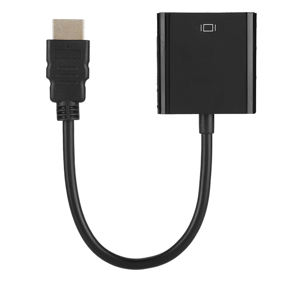 720p/1080p HDMI Male to VGA Female Video Converter Adapter Cable | eBay ...