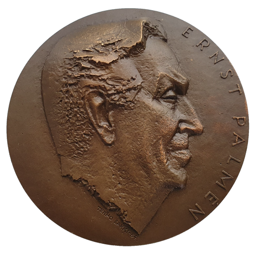 Finland Bronze Art Medal To Honor Ernst Palmen By Terho Sakki, 74mm ...