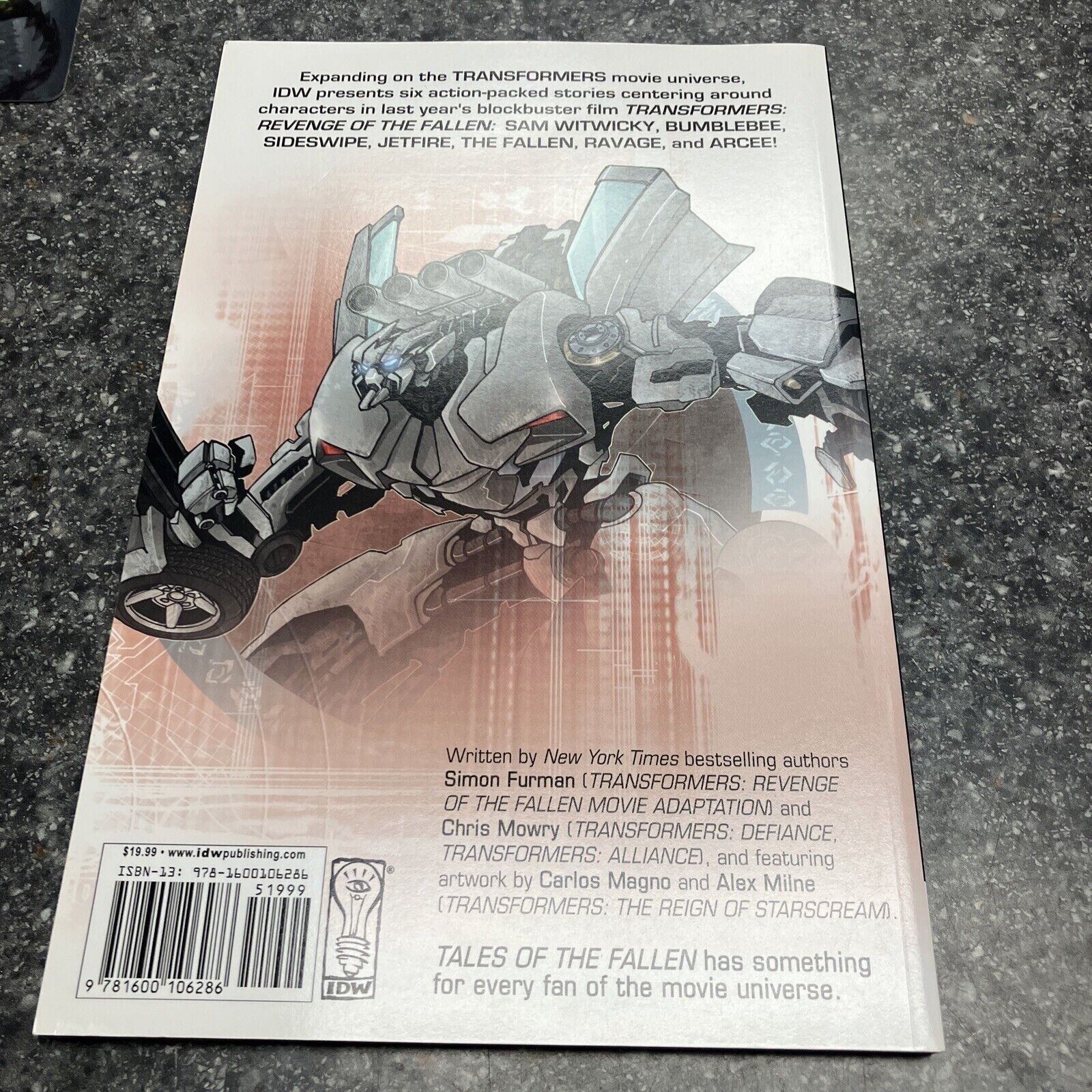 Transformers: Revenge of the Fallen - Tales of the Fallen (IDW ...