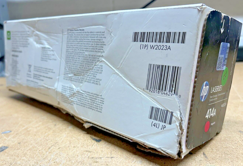 Genuine HP LaserJet W2023A / 414A Magenta Toner for M454, M455, MFP ...