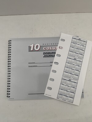 Banking Business 10 Column Disbursement Journal | eBay