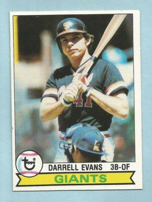 1979 Topps Baseball Darrell Evans #410 San Francisco Giants NM/MT * SET ...