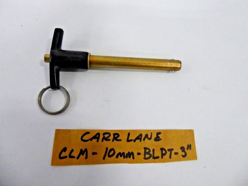 Carr Lane CLM-10mm-BLPT-3" T-Handle Ball Lock Pins 2 Ball 3" Shaft 4 3/ ...