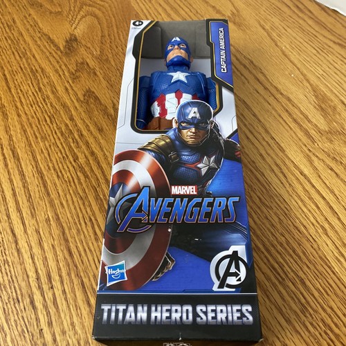 Marvel Avengers Titan Hero Series Captain America Action Figure, 12 ...
