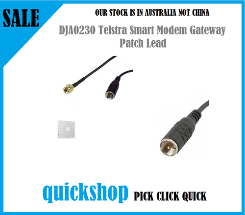 Telstra Smart Modem Gateway Modem Patch Lead FME Male Connector DJA0230 ...