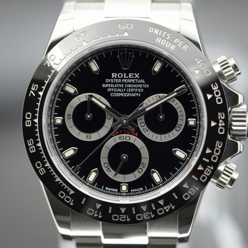 Rolex Daytona Cosmograph Black Dial Ceramic 40mm 116500LN Complete Set ...
