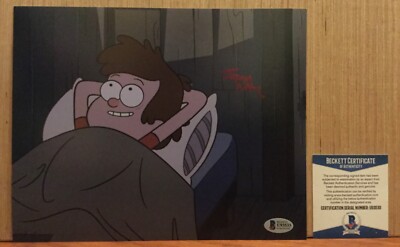 JASON RITTER GRAVITY FALLS DIPPER PINES SIGNED 8X10 PHOTO B BECKETT BAS ...
