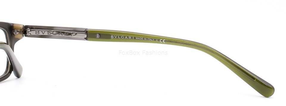 Bvlgari BV3015 5167 Eyeglasses Frames Glasses Olive Green 55-17-140 No ...