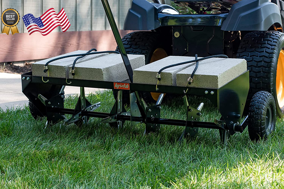 Lawn Aerator Core Plug Aerator Tow Behind Tractor Mower Heavy Duty NEW ...