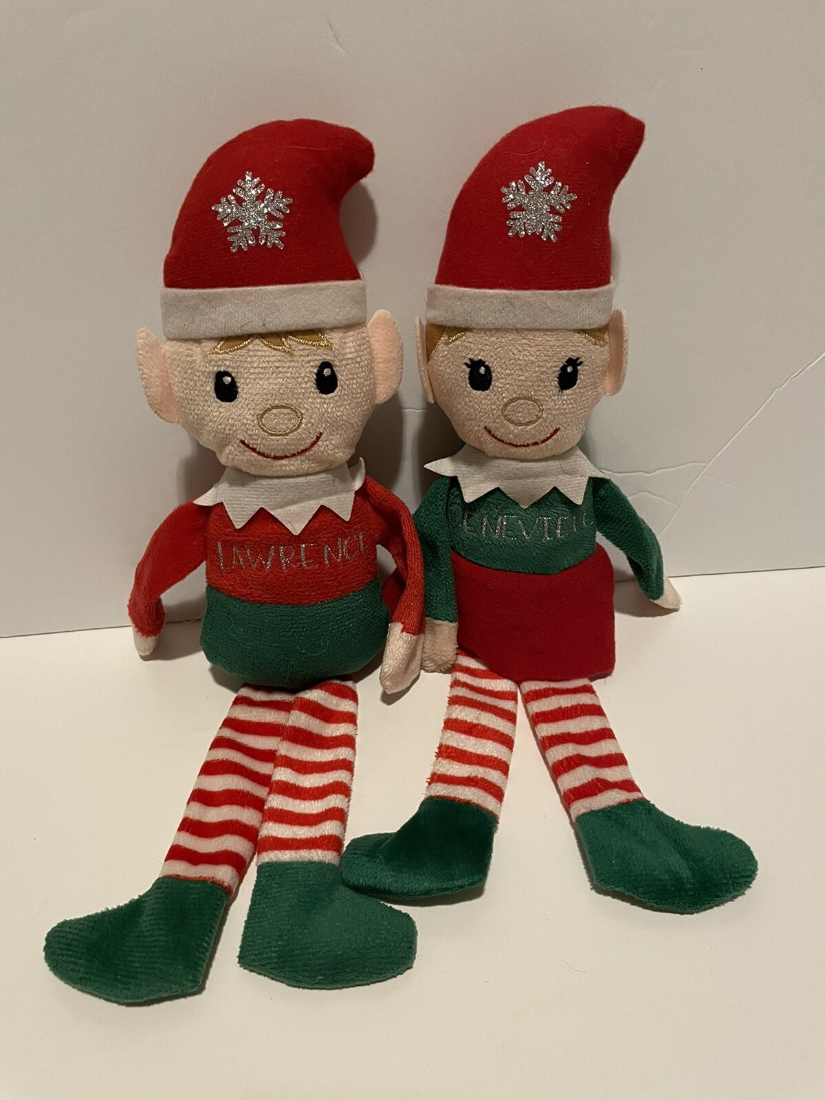 Set Of 2 Elf Plushie 12 Inch Boy/Girl Set Lot Of 2 | eBay