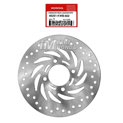 GENUINE HONDA WAVE110 MSX125 GROM125 NF110 DISC FRONT BRAKE 45251-KWB ...