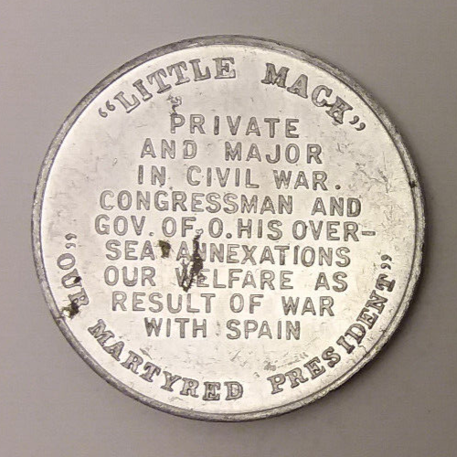 William McKinley 25th President Aluminum Coin Medal Token 28mm | eBay