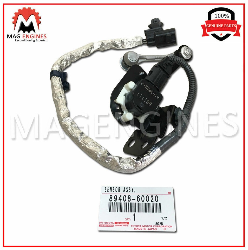 89408-60020 GENUINE OEM SENSOR SUB-ASSY, HEIGHT CONTROL, REAR LH ...