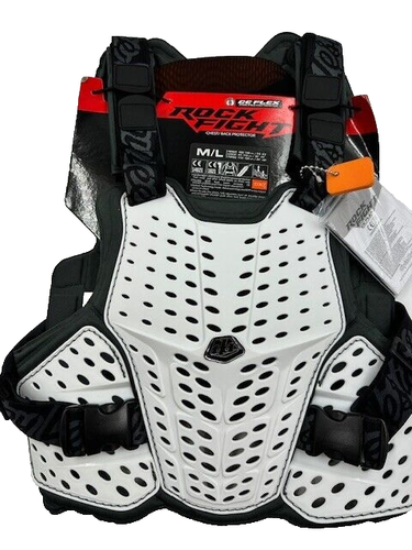 Troy Lee Designs RockFight CE Flex Chest Protector White MD/LG ...