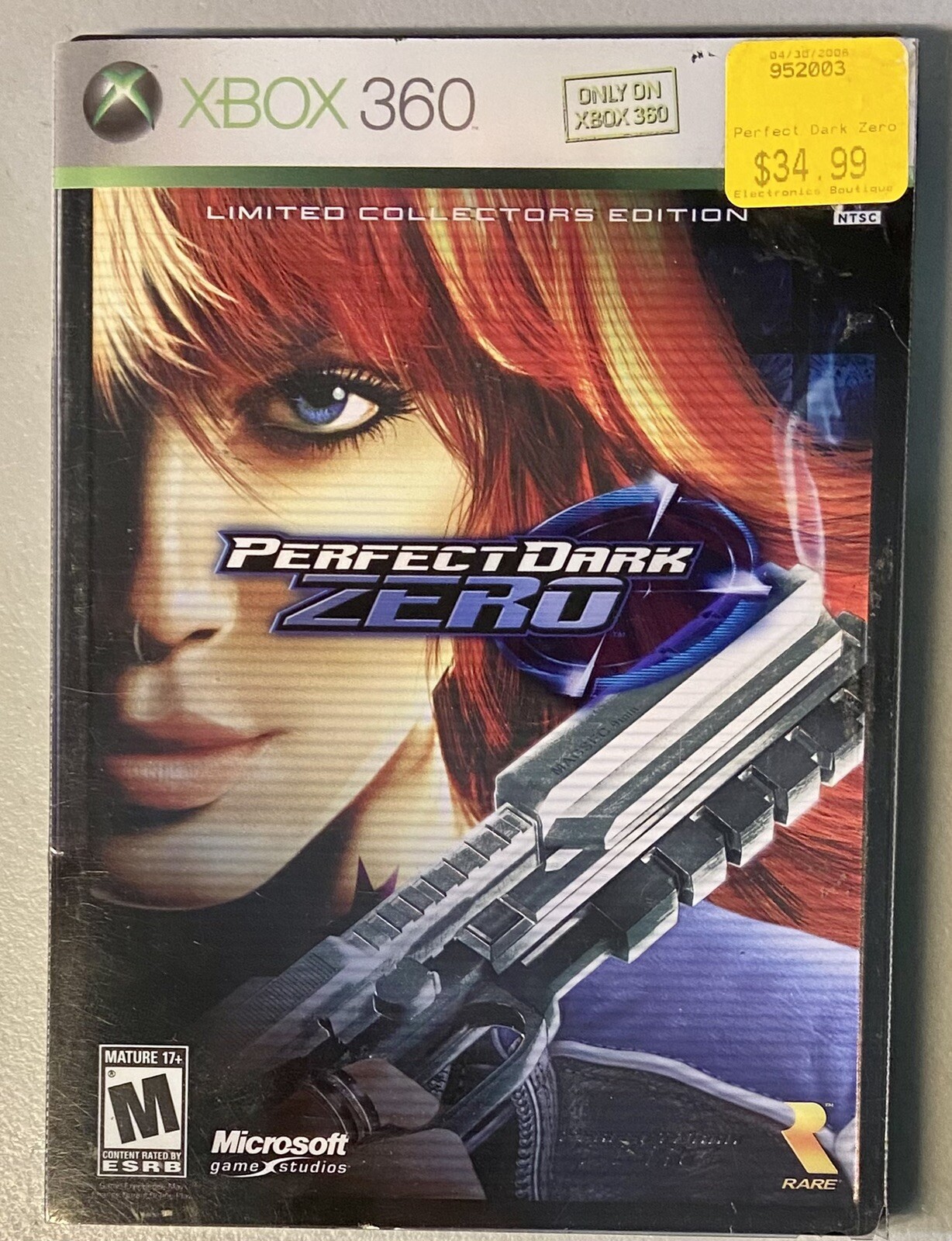 Perfect Dark Zero XBOX 360 Steelbook Limited Collector's Edition ...